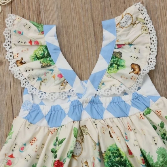 boutique | Dresses | Alice Girl Dress Alice In Wonderland First ...